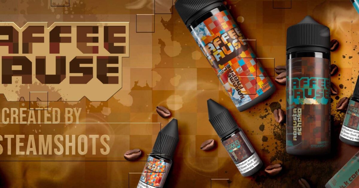 KAFFEEPAUSE By STEAMSHOTS | 10 ML NIC SALT | 20 MG NIKOTIN | PAUSE MAL ...