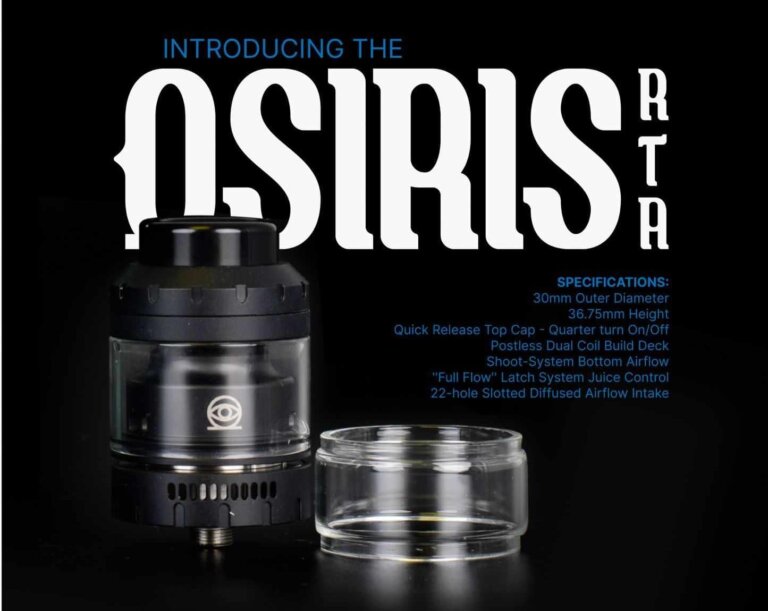 OSIRIS RTA 30MM Und OSIRIS MINI RTA 25MM | VAPERZ CLOUD | SUPER PERFORMANCE