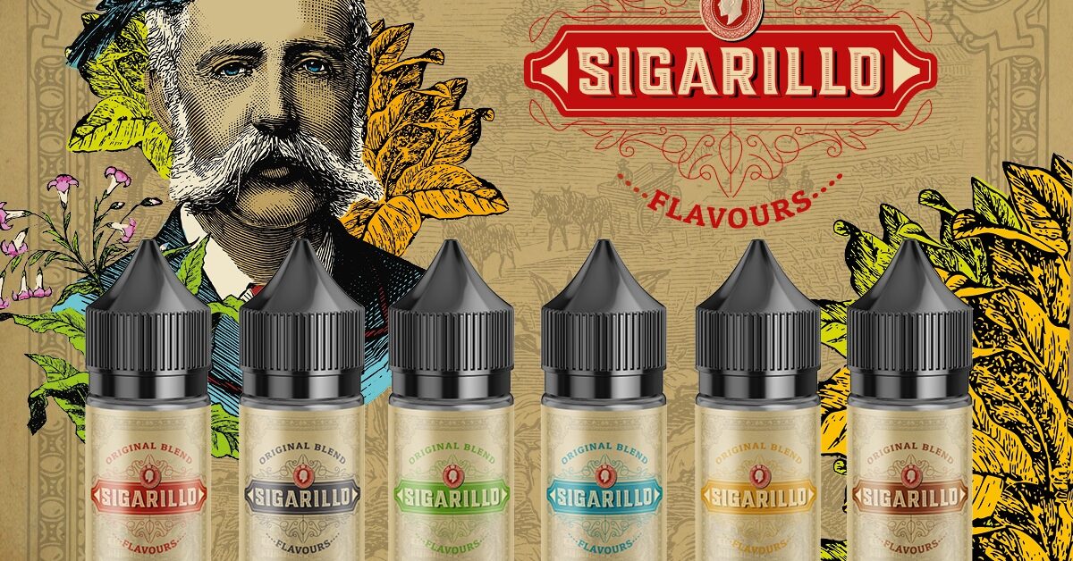 SIGARILLO FLAVOURS | 60 ML LONGFILL | 6 ML & 9 ML AROMA | TOBACCO PERFEKT